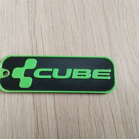 Free 3d File Cube Bike Keychain・3d Print Design To Download・cults