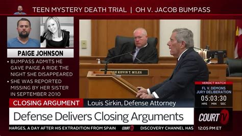 Teen Mystery Death Trial Defense Closing Argument Court Tv Video
