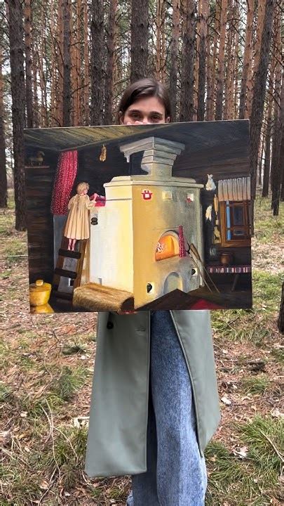 Вечер в русской избе Холст 50 ️60 масло25000₽ картины картинавдом картинадомик Youtube