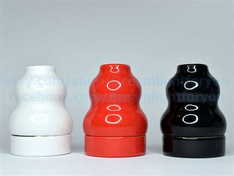 Porcelain Light Socket Ceramic Socket Pendant Lamp Parts Etsy