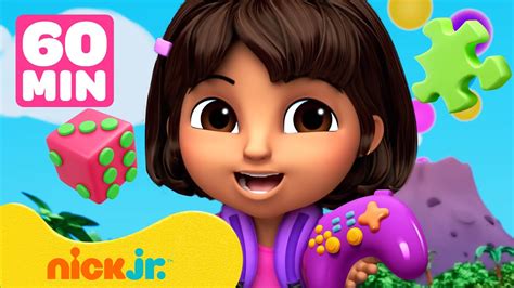 دورا العبوا الألعاب مع دورا 🎮 60 دقيقة نيكلوديون Nick Jr Arabia Youtube
