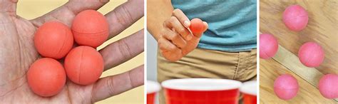 Fairly Odd Novelties 125 Mini Ping Pong Balls Red 144