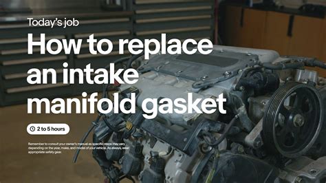 How To Replace An Intake Manifold Gasket With Ebay Motors Youtube