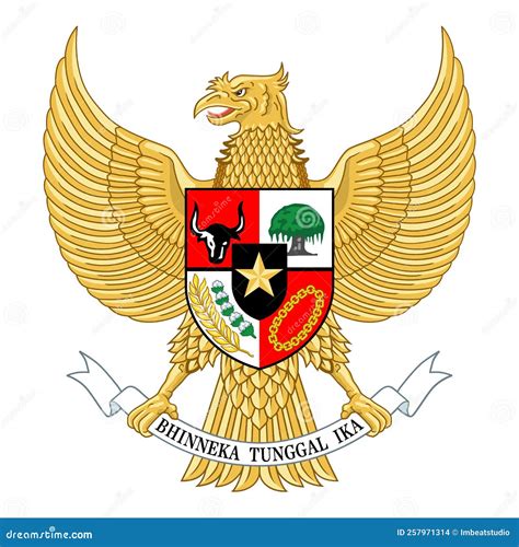 Garuda Emblem Logo Vectorsimple Thailand National Emblemsilhouette