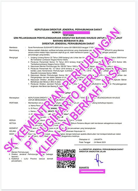 Jasa Pengurusan Ijin Spionam Sk Kementrian Perhubungan Verifikasi Izin Oss Jasa Perijinan