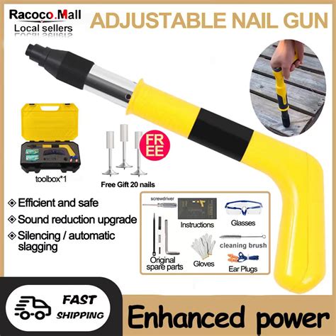 Mini Nail Gun Ceiling Artifact Heavy Duty Chisel Gun Concrete Tufting Gun Manual Steel Nail Gun