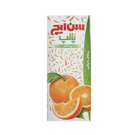 ارزش غذایی و کالری نکتار پالپ دار پرتقال سن ایچ سلامتی من