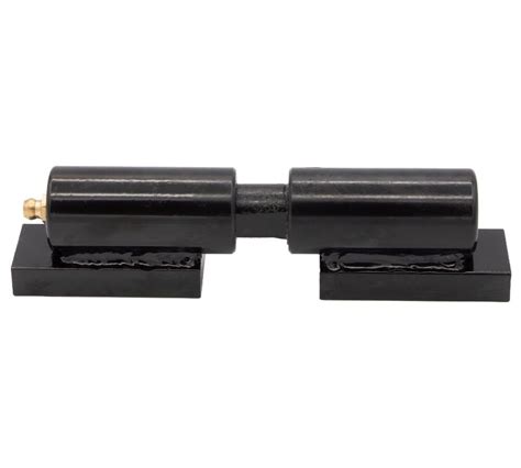 2 Pack 5 Heavy Duty Gate Barrel Hinge Weld On Black Powder Coated