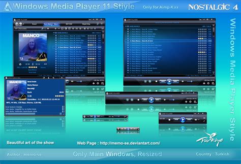 Windows Media Player 11 For Aimp Player By Memo Se On Deviantart