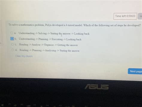 To Solve A Mathematics Problem Polya Studyx