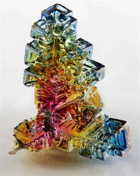 Bismuth This Is Lab Created But It Is Still Pretty Minerales Y