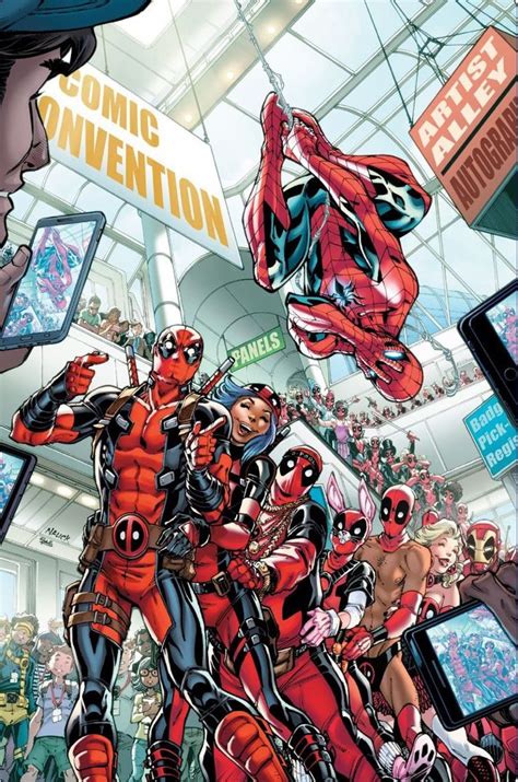 Deadpool And Spider Man Dancing On Stage Artofit