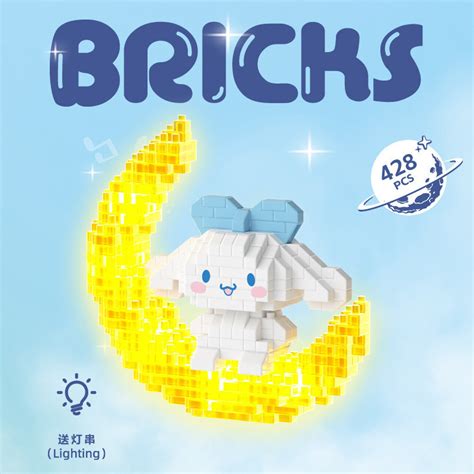 Jual Legu Diy Led Nano Block S4nrio Balok Susun Mainan Bangunan 3d Puzzle Brick Mini Shopee