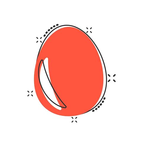 Premium Vector Egg Icon In Comic Style Breakfast Cartoon Vector Illustration On White Isolated