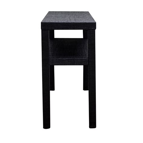 Tailored Raffia Console Table East At Main