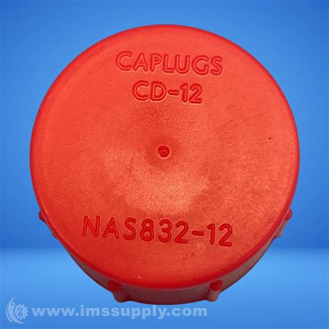 Caplugs Cd 12 Red Threaded Plastic Cap Ims Supply