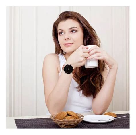 Relógio Feminino À Prova Dágua De Lazer Hannah Martin Cor Da Correia Marrom Cor Do Bisel