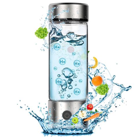 Fakllod Hydrogen Water Bottle Generator Portable Rechargeable Aquahealth Hydrogen