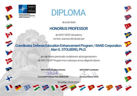Honorary Professor Award Deep Portal
