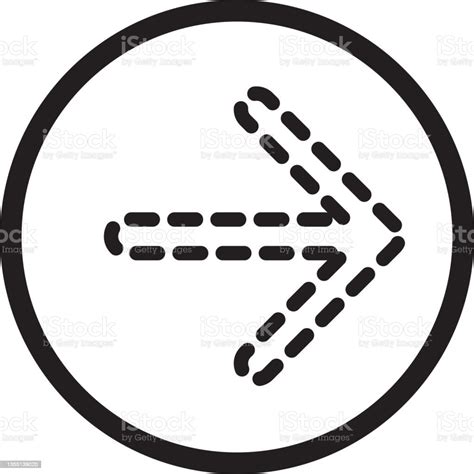 Arrow Vector Sign In Circle Stock Illustration Download Image Now