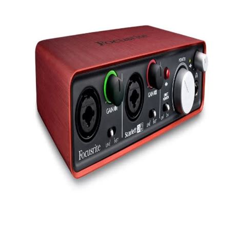 Focusrite Scarlett 2i2 Usb Audio Interface Lasopaaware
