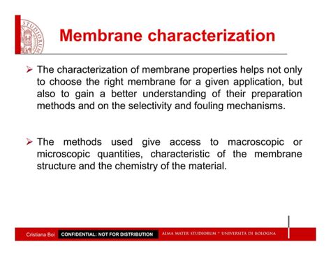 Membrane Characterization Pdf
