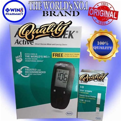 Active Glucometer Glucose Monitoring Set W Free 10strips Shopee