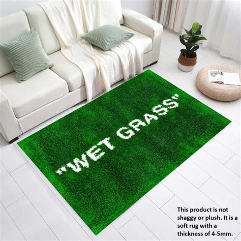 Off White Wet Grass Rug Etsy