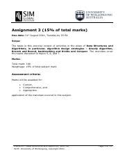 SIM A CSCI S V MarkingGuide Pdf Assignment Of Total Marks Due Date St