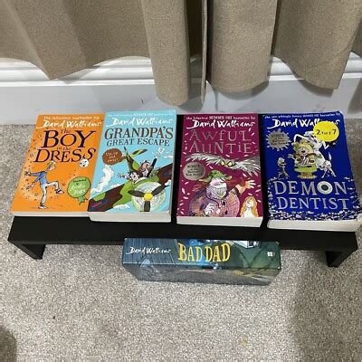 David Walliams 5 X Book Bundle 4 X Paperback 1 X Hardback Demon Dentist