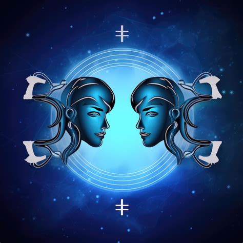 Premium Ai Image A Digital Art Of Two Faces With A Star And The Word