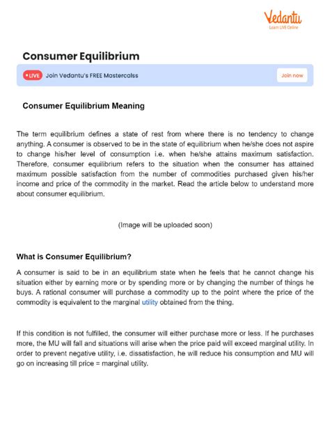 Consumer Equilibrium Pdf