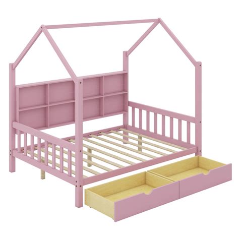 Mercer41 Cassian Storage Slat Bed Wayfair