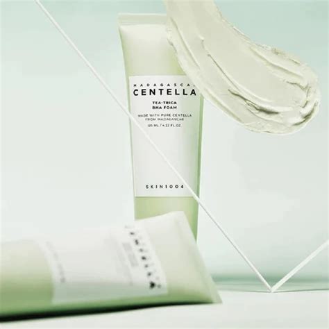 Skin1004 Madagascar Centella Tea Trica Bha Espuma Para Pieles Mixtas