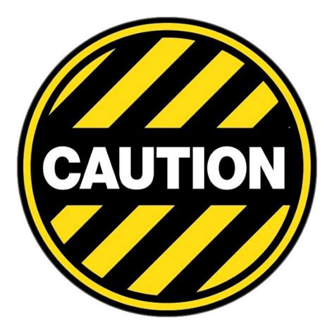 Caution Icon Circle