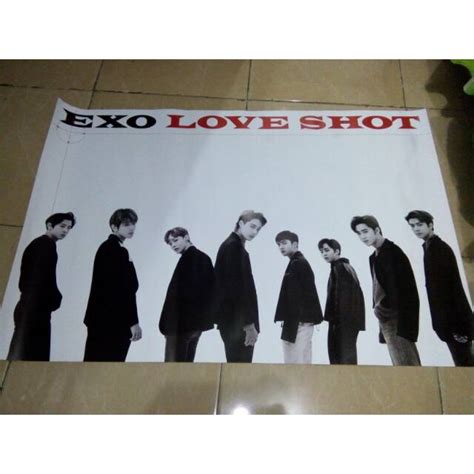 Official Poster Exo Love Shot Album Love Ver Shopee Philippines