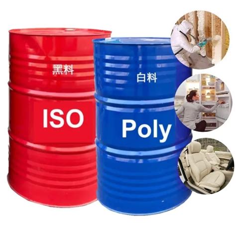 Polyurethane Chemical Polyol And Isocyanate Component A B Iso