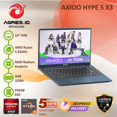 Jual Axioo Hype 5 Amd X3 Ryzen 5 3500 8gb 256gb W11 140 Fhd Ips Blue Shopee Indonesia