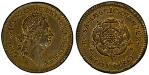 1722 2p Rosa Period After Rex Regular Strike Pre 1776 Private And Regional Issues Pcgs