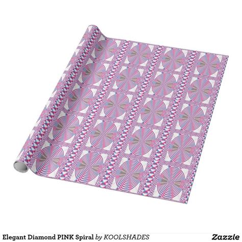 A Pink And White Wrapping Paper With An Abstract Design On The Bottom