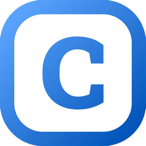 Letter C Generic Gradient Fill Icon
