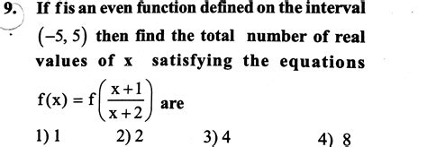 if f is an even function defined on the interval mentioned in the ima