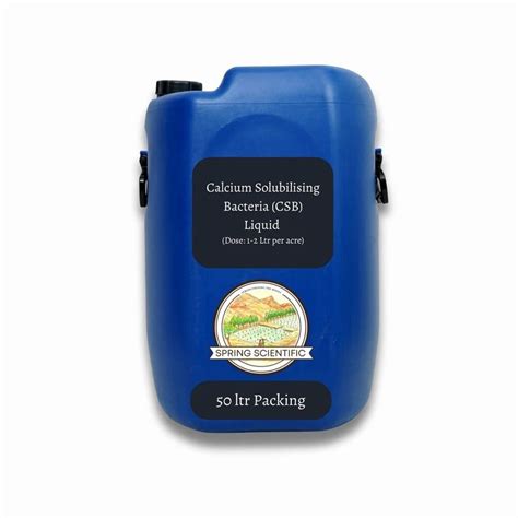 Spring Scientific 50 Litre Calcium Solubilising Bacteria Liquid Bio