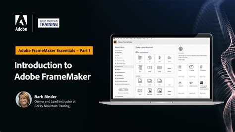 adobe framemaker essentials part 1 introduction to framemaker