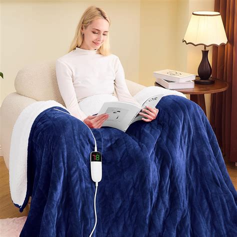 Greenoak Heated Blanket Electric Full 72x84 Heating