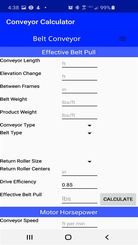Conveyor Sizing Calculator At Geraldine Tusing Blog