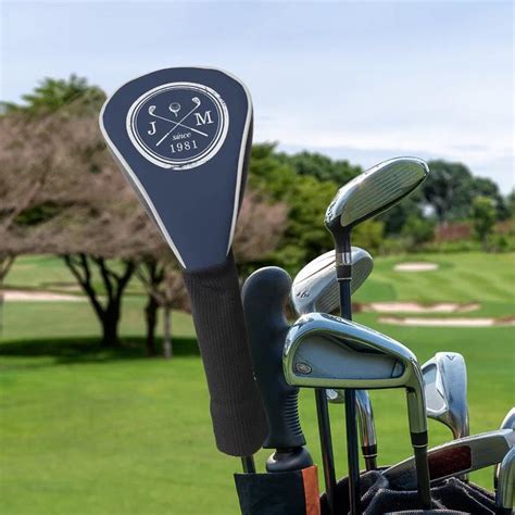 Vintage Golf Club Logo Monogram Golf Head Cover Zazzle Vintage Golf