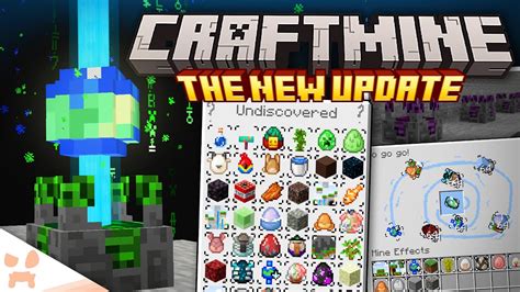 The Brand New Minecraft Craftmine Update Is Here Youtube