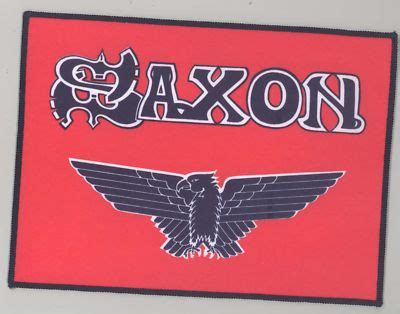 Saxon Eagle Vintage 1980s Large Sew On Patch 268513150