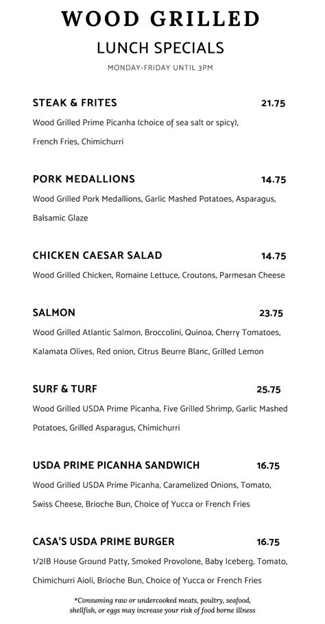 Waco Menu Casa Do Brasil